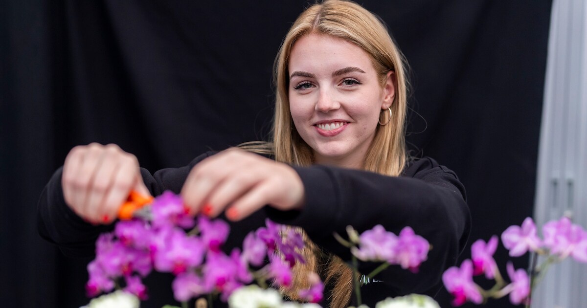 Melanie (17) werd beste bloemschikker van China en dus een beroemdheid ...