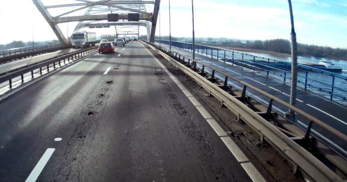 Merwedebrug bij Gorinchem woensdagavond dicht voor spoedreparatie ...