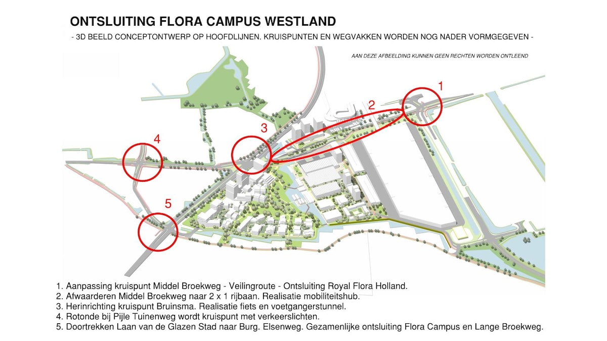 Westland wil nieuw kruispunt op Burgemeester Elsenweg voor verkeer ...