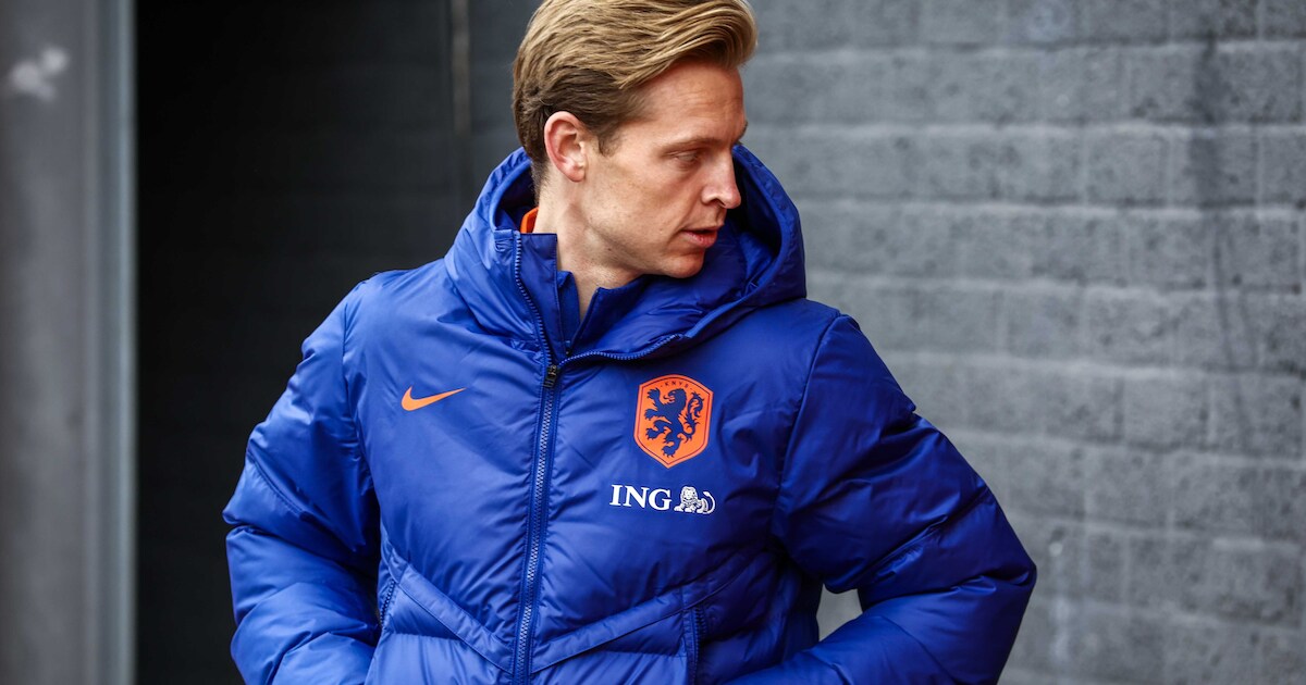 Frenkie de Jong gokt nog steeds op eerste duel EK: ‘Zit in je hoofd ...