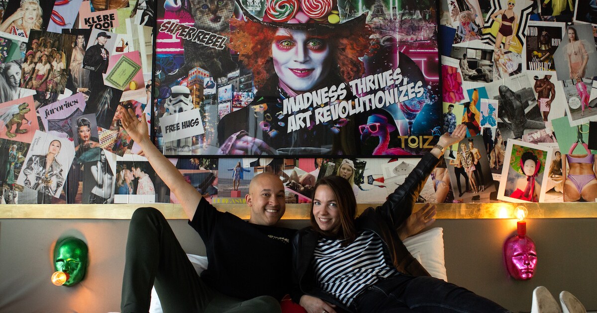 De gekke ideeën van Dion en Maya zitten allemaal in deze hotelkamer in ...