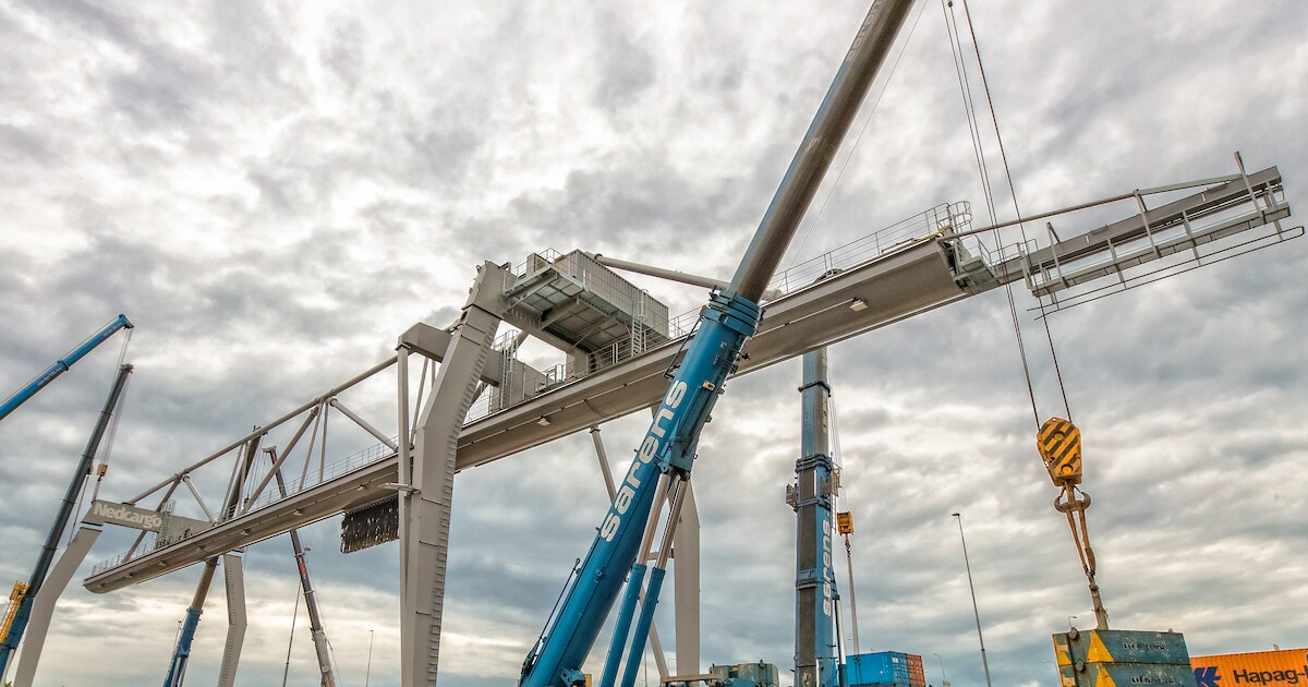 Containerterminal Alpherium gedupeerd door hefbrug: ‘Via Amsterdam ...