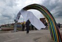 Peperduur kunstwerk De Boog in Zwolle buigt opnieuw: weer naar de ...