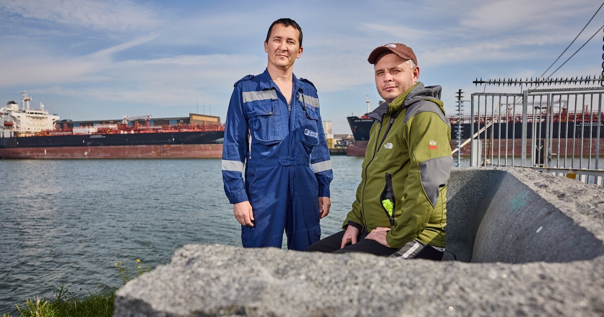 Murad (32) en Stanislav (45) gegijzeld in Rotterdamse haven, maar ze ...