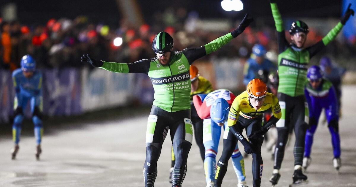 Gary Hekman wint primeur op natuurijs in Burgum, Maaike Verweij doet ...