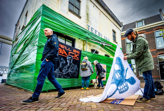 Verontwaardigde krakers pakken verloederd pand Teerlink in: ‘En nu ...