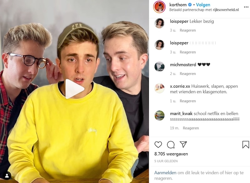 Kabinet zet influencers in om jongeren te bereiken bij coronacampagne ...