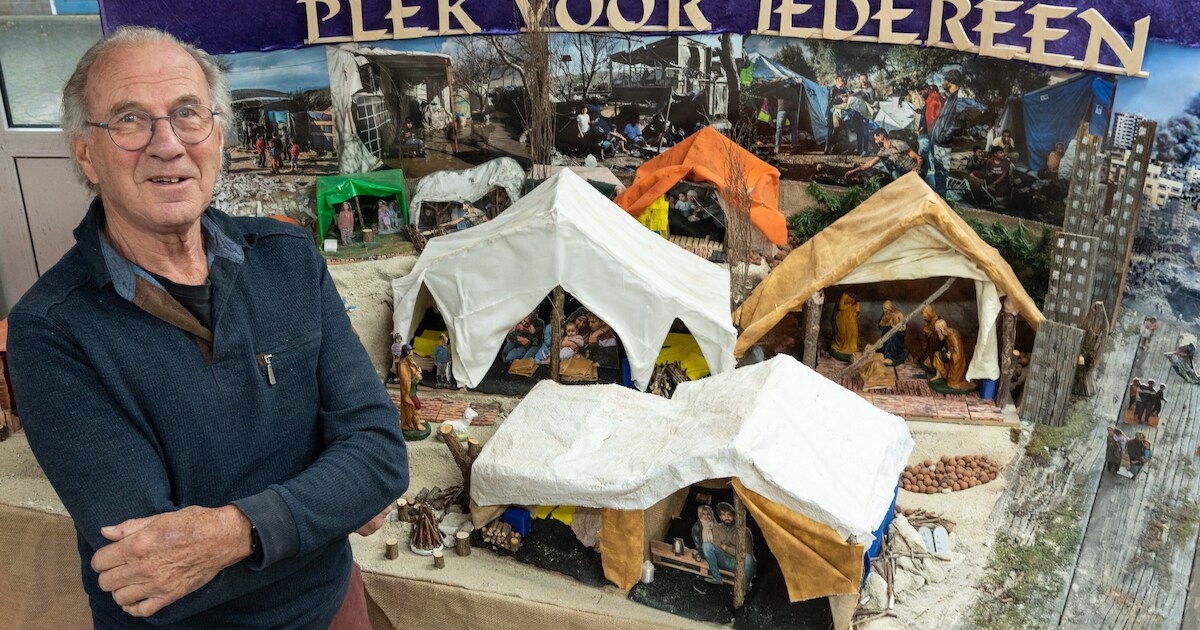 Mega-kerststal van Koos (81) laat zien dat er in 2000 jaar tijd weinig ...