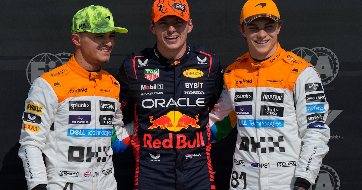 Met Lando Norris op eerste startrij naast Max Verstappen heeft Britse publiek genoeg om naar uit ...