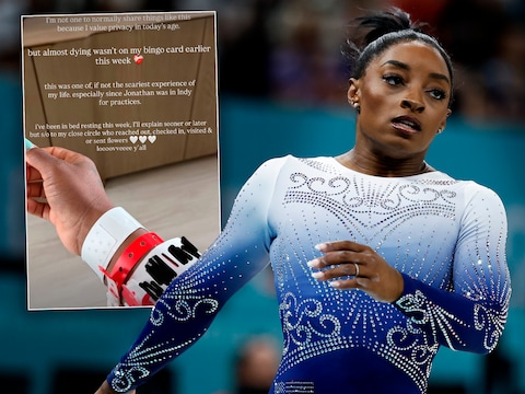 Topturn­ster Simone Biles belandt in ziekenhuis: ‘Bijna doodgaan stond ...