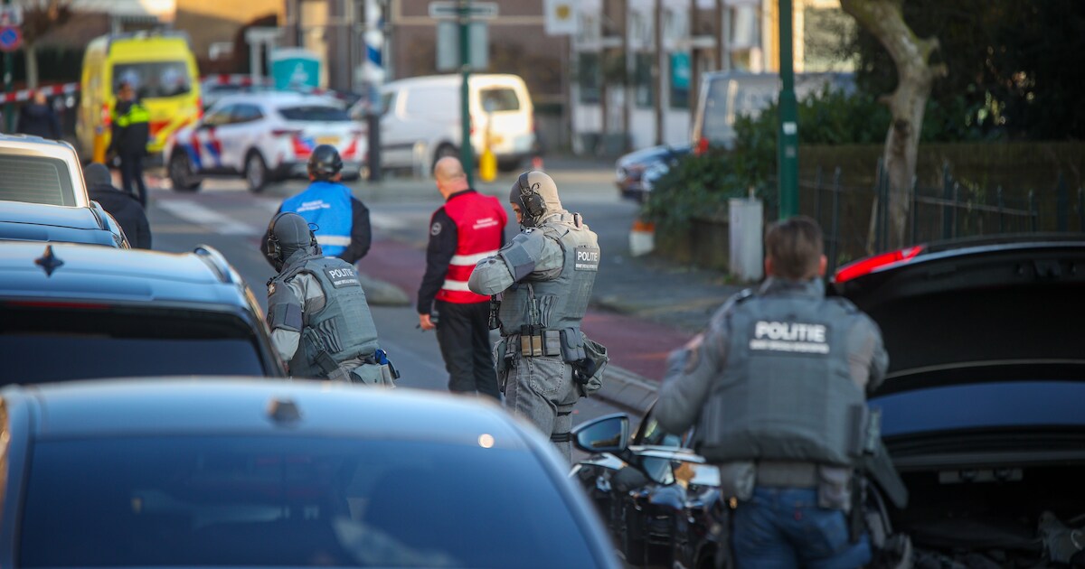Zwaarbewapende agenten overmeesteren verward persoon in hotel | Regio ...