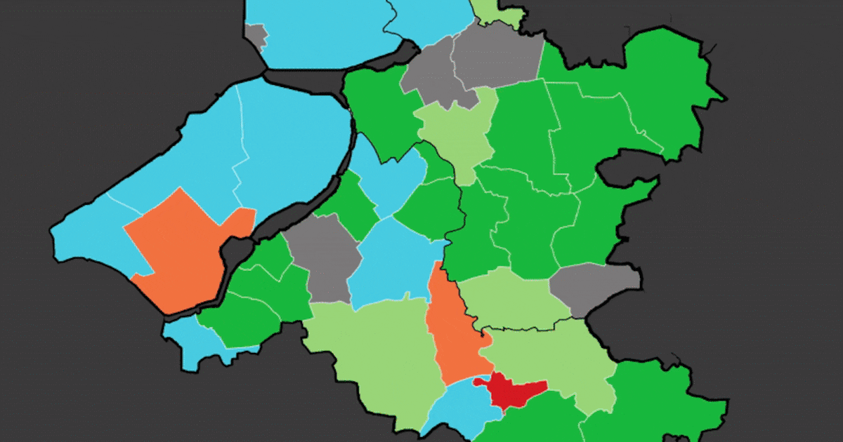 De grote shuffle: hoe onze regio compleet van politieke kleur verschiet ...