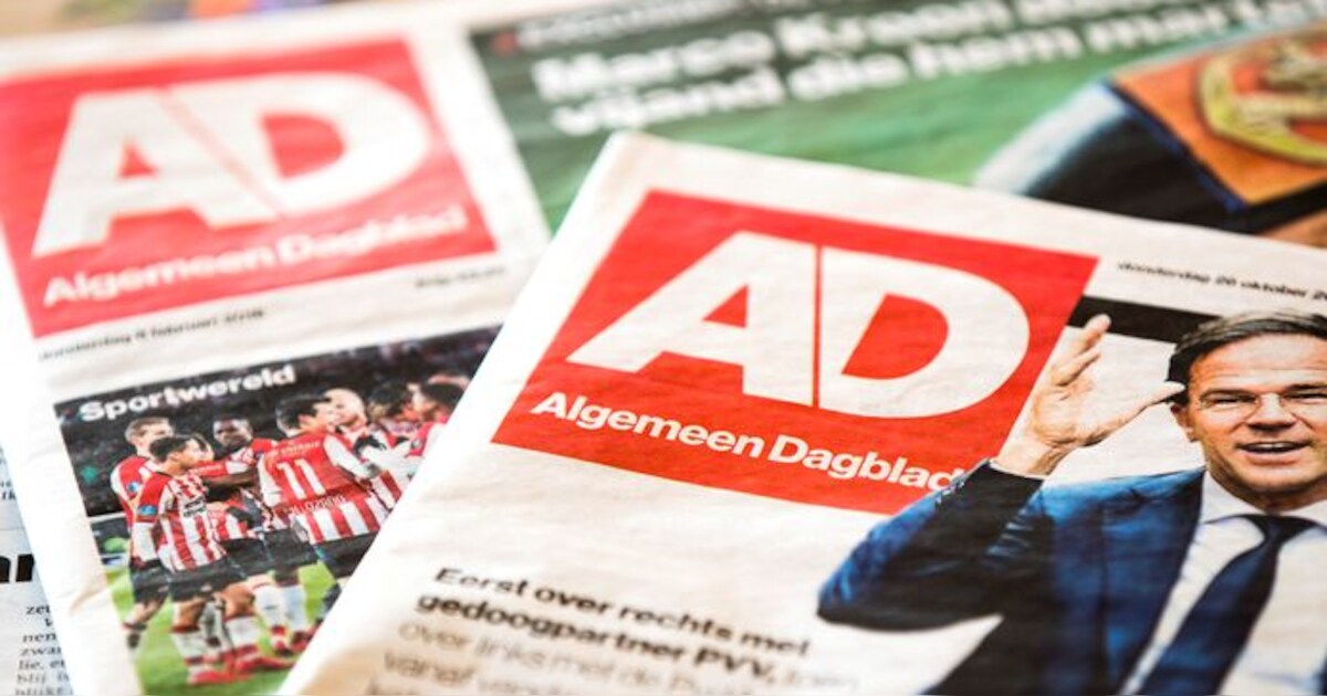 Papieren krant AD later bezorgd door technische problemen na ...