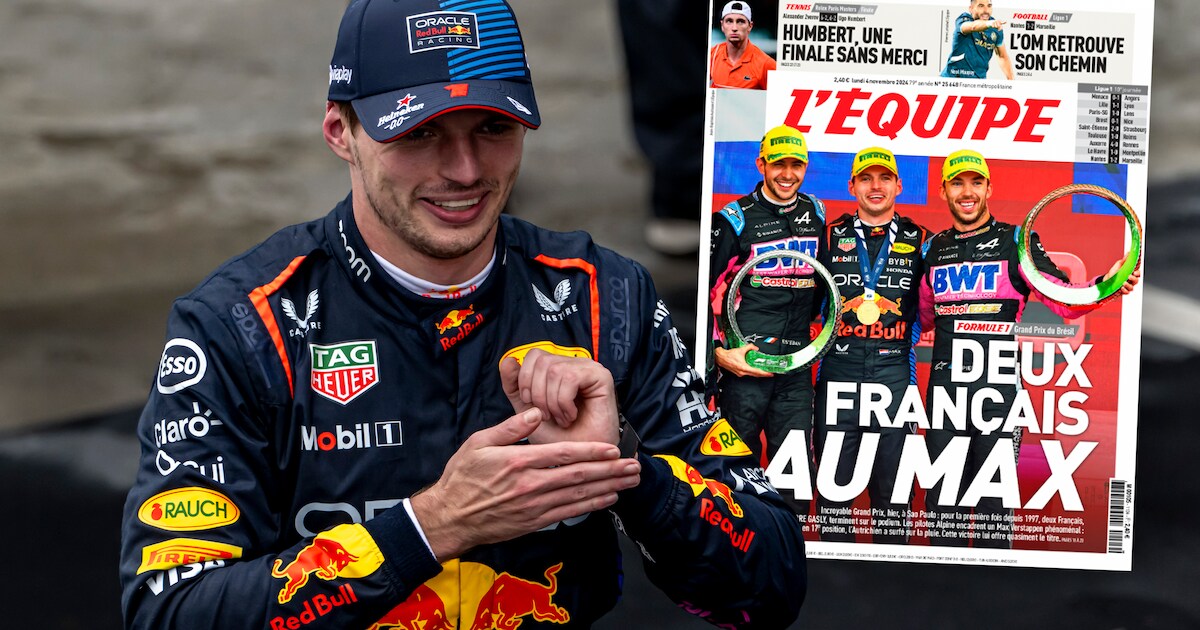 Buitenlandse media na demonstratie Verstappen: ‘Na goedkope Engelse kritiek bewees Max dat hij ...