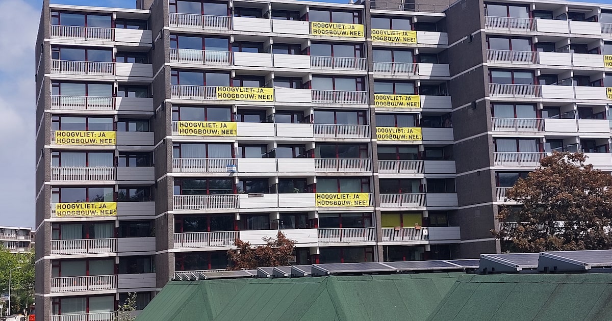 Flatbewoners Klaverweide willen geen andere flat voor hun neus | Regio ...