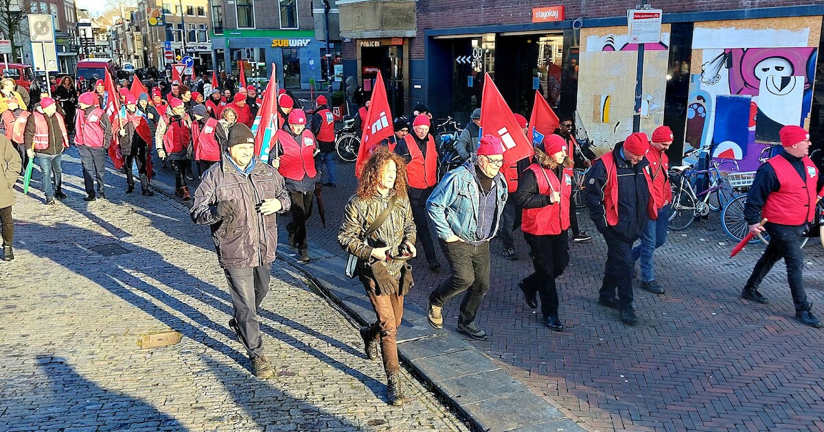 Ov-staking in gang in regio Utrecht: betogers trekken in protestmars ...
