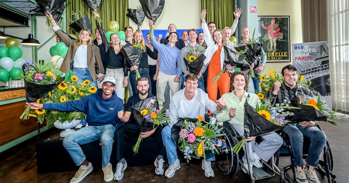 Rotterdamse olympiërs en paralympiërs feestelijk onthaald: ‘Blijft elke ...