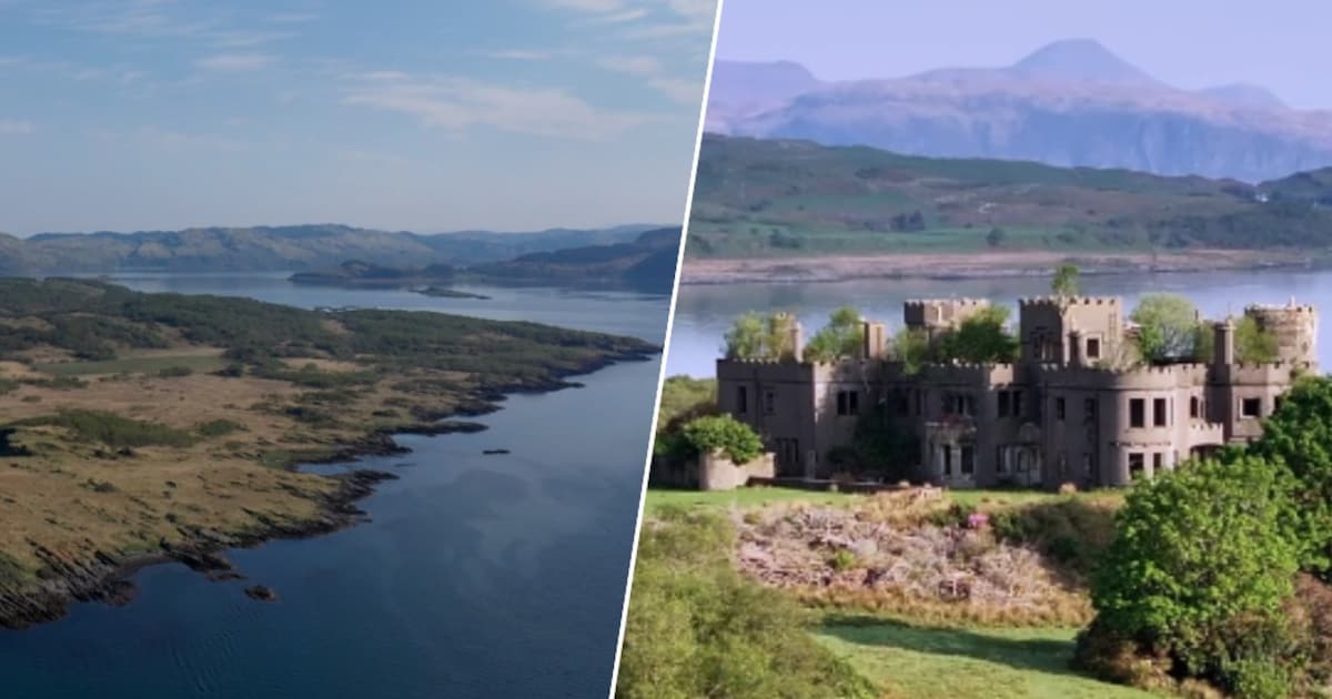 Te koop voor bijna 6,5 miljoen euro: onbewoond eiland met kasteel en ...