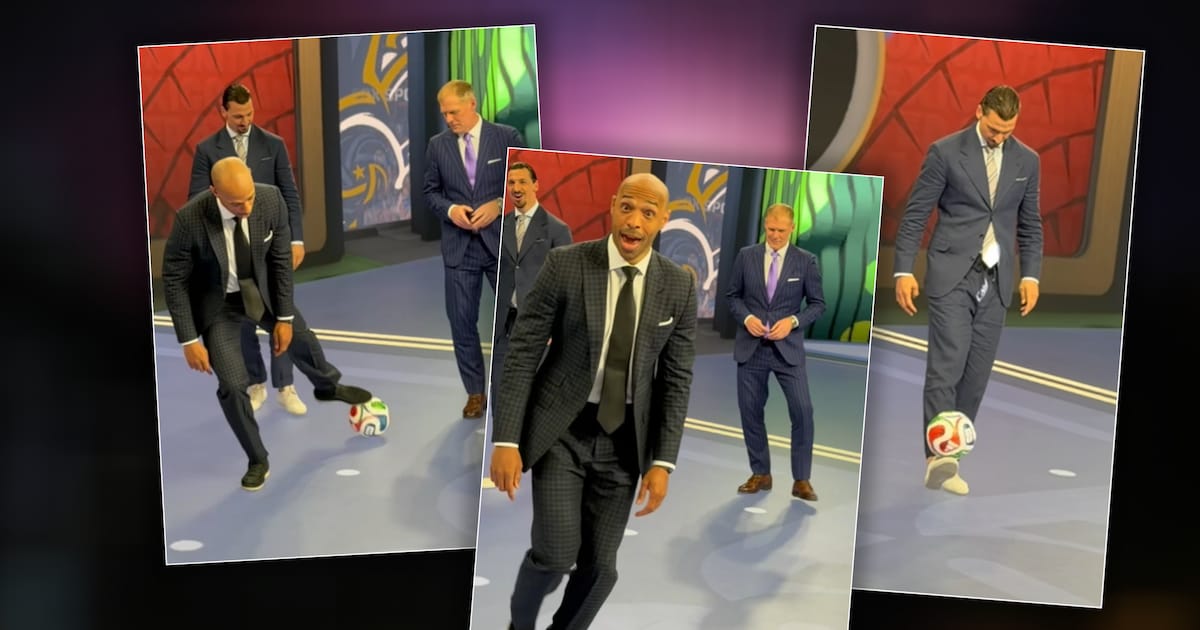 Zlatan Ibrahimovic en Thierry Henry zijn het nog niet verleerd ...