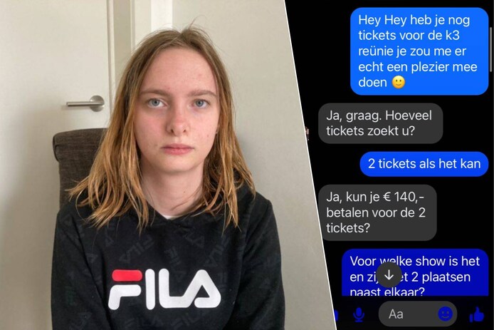 K3-fan Dara opgelicht bij aankoop tickets via Facebook: ‘Ik voel me ...