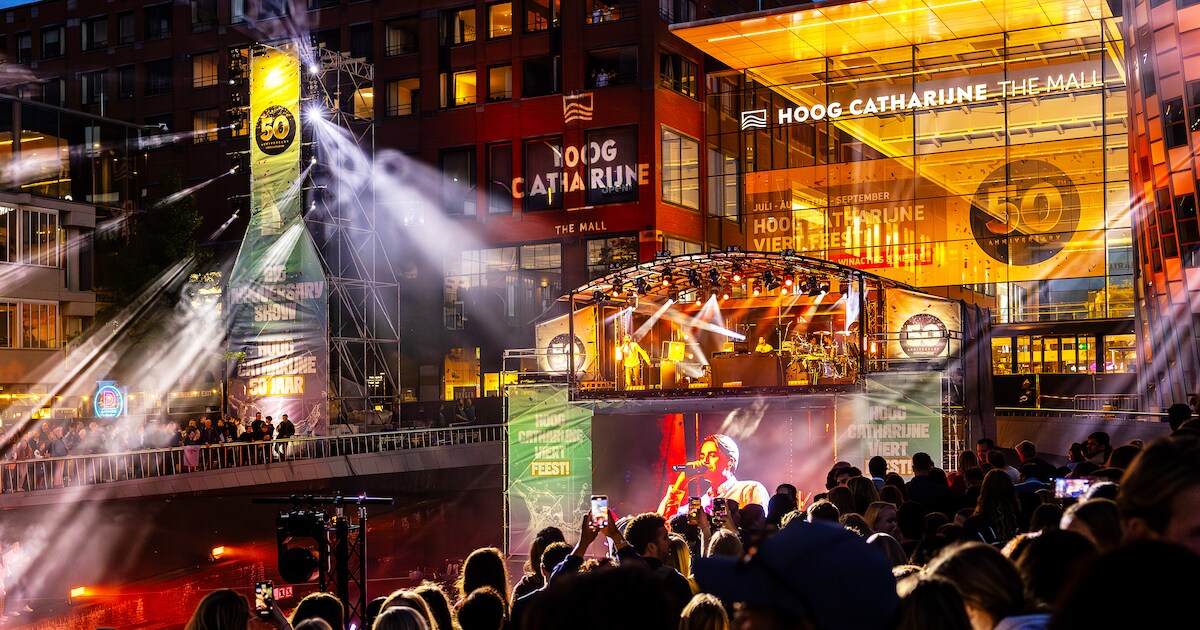 Winkelcentrum Hoog Catharijne vierde haar vijftigste verjaardag en zo ...
