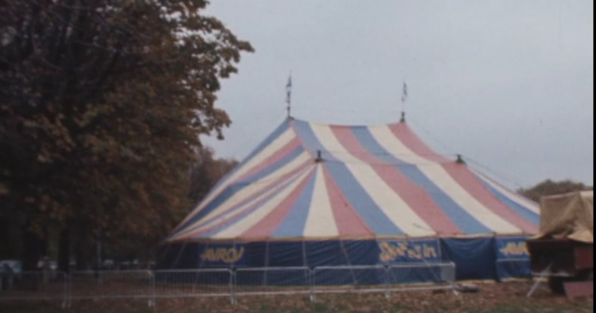 Toen in Woerden: de tent van kinderprogramma Stuif es in stond in de ...