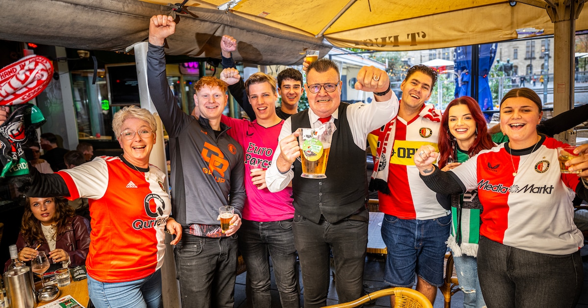 Feyenoordfans zijn er klaar voor: vol vertrouwen indrinken voor de ...