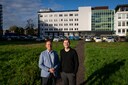 Hier komt het eerste houten kantoorgebouw van Enschede: ‘Het wordt geen ...