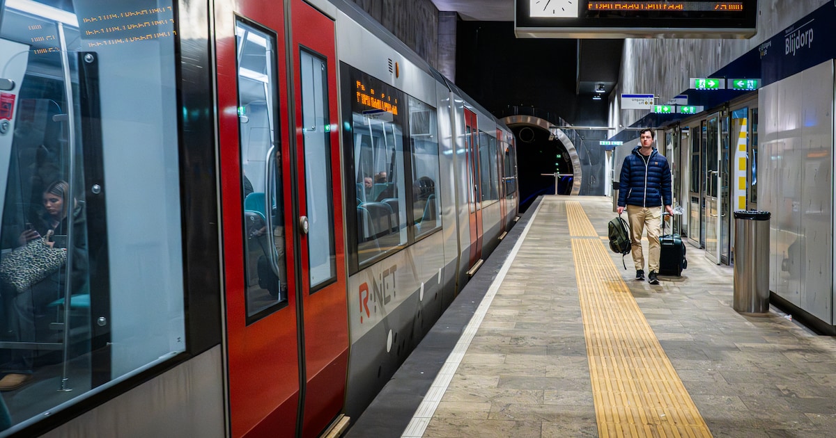 Ruim twee weken geen metro tussen station Beurs en Voorschoterlaan: RET ...