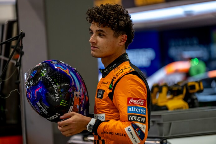 Lando Norris voelt geen druk in strijd met Max Verstappen: ‘Ik ben degene die niets te verliezen ...
