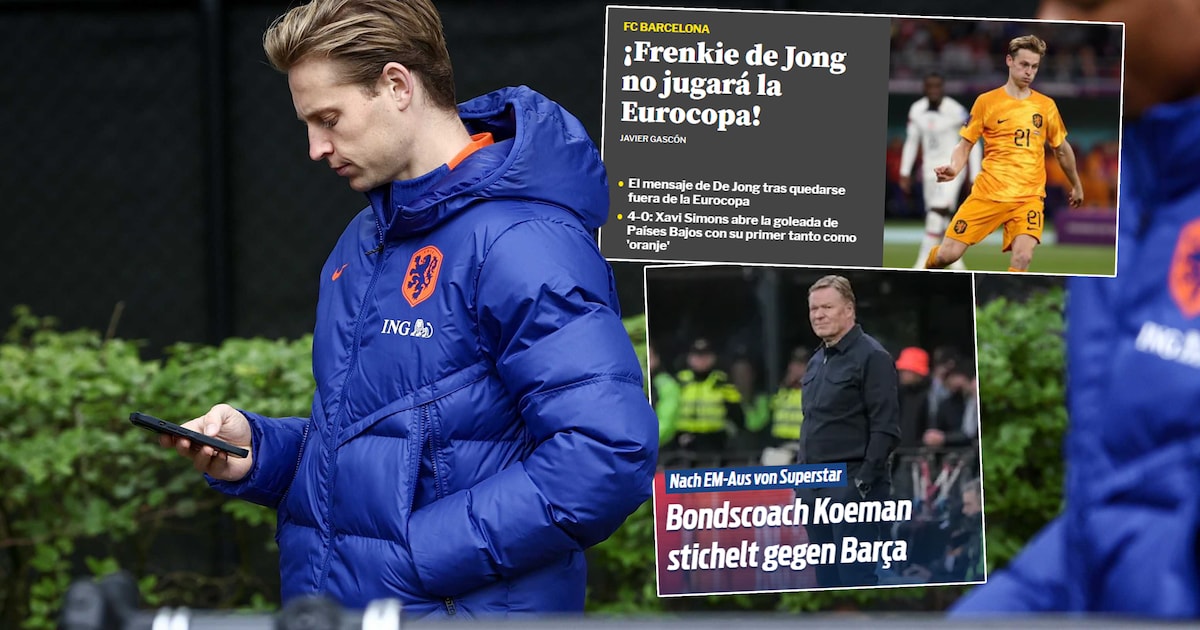Buitenlandse media over blessure Frenkie de Jong en ‘ontploffende ...