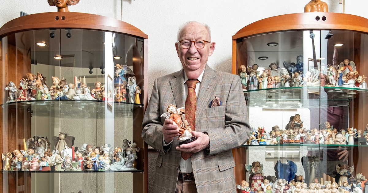 Johan Engel (92) verzamelde 350 engelen, maar zijn vrouw is zijn ...