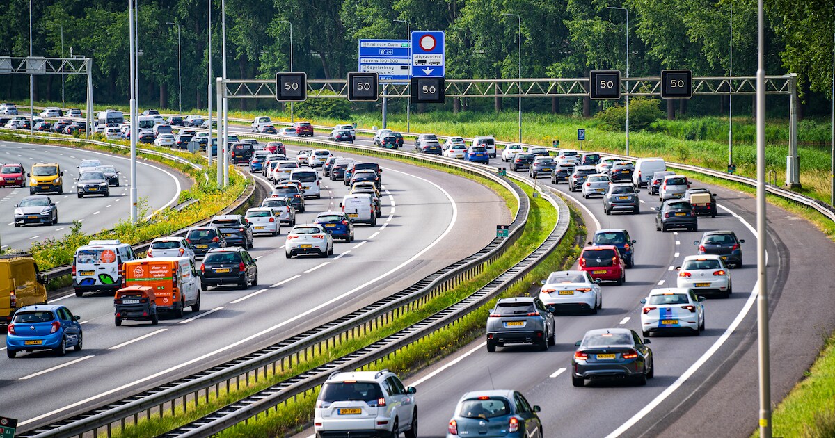 Weer filerijden in en rond Rotterdam vanwege afgesloten Beneluxtunnel ...