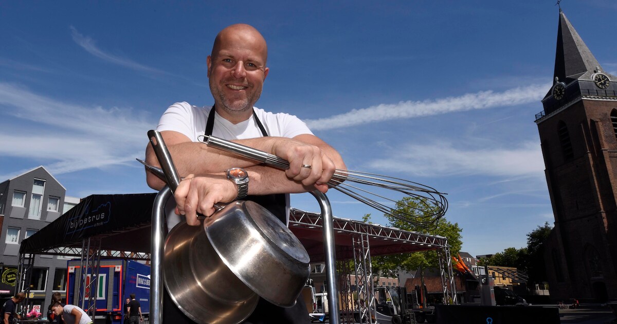 Deze chef-kok kookt op grote hoogte tijdens Dinner in the Sky Woerden ...