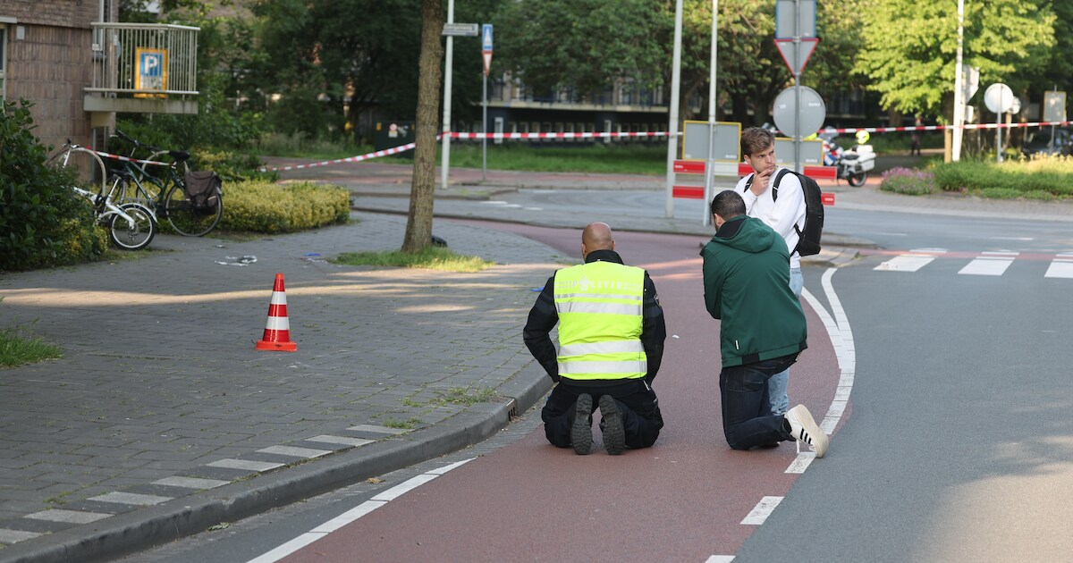 Tien minuten nadat hij van huis vertrok, werd hij dodelijk geraakt ...