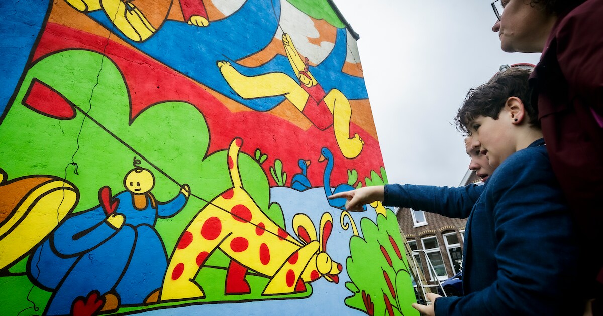 Een beetje kleur in Krispijn: muurschildering is nog maar het begin van ...