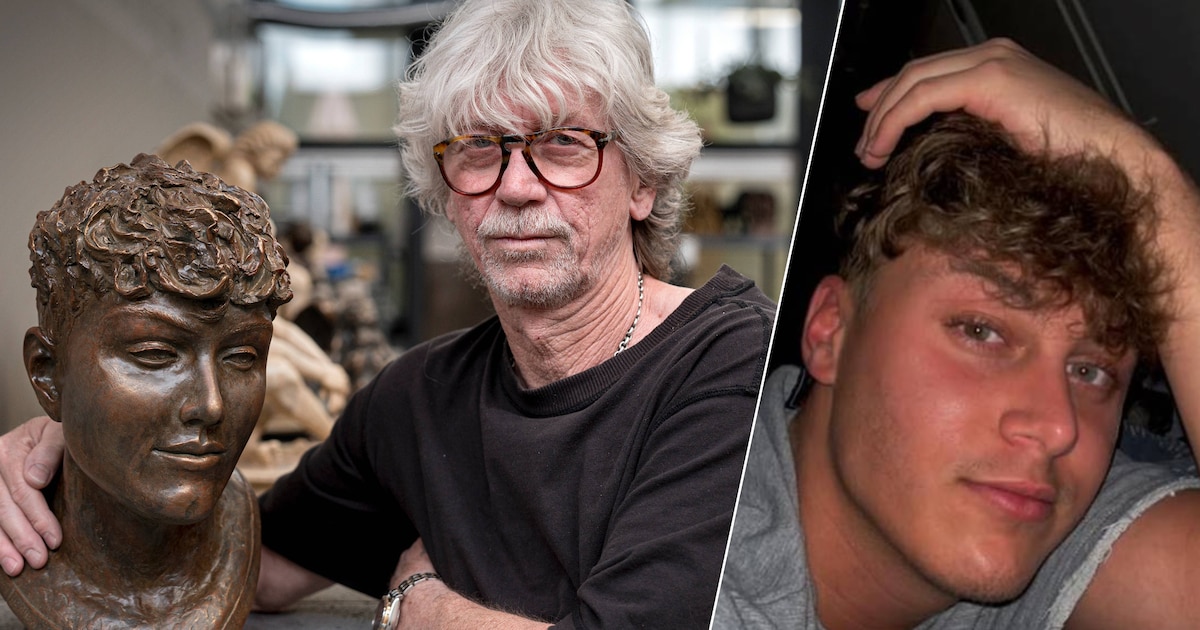 Toen Lucas (20) om het leven kwam maakte Ruud (63) zelf een urn voor ...