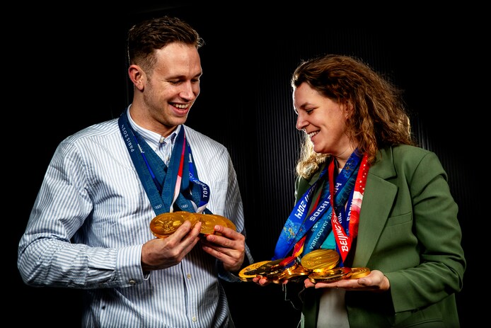 Harrie Lavreysen en Ireen Wüst in gesprek over olympische druk: ‘Was ...