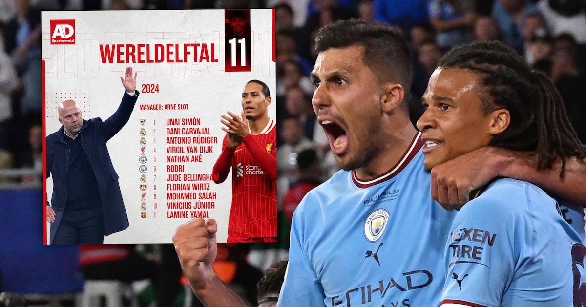 AD-wereldelftal van 2024 kent twee Nederlanders, Arne Slot gekozen als ...