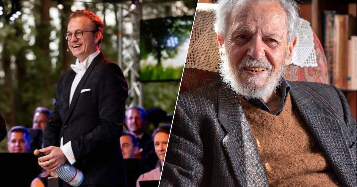 Droom van componist Henk (97) gaat in vervulling: JuniOrkest gaat zijn muziek spelen ...