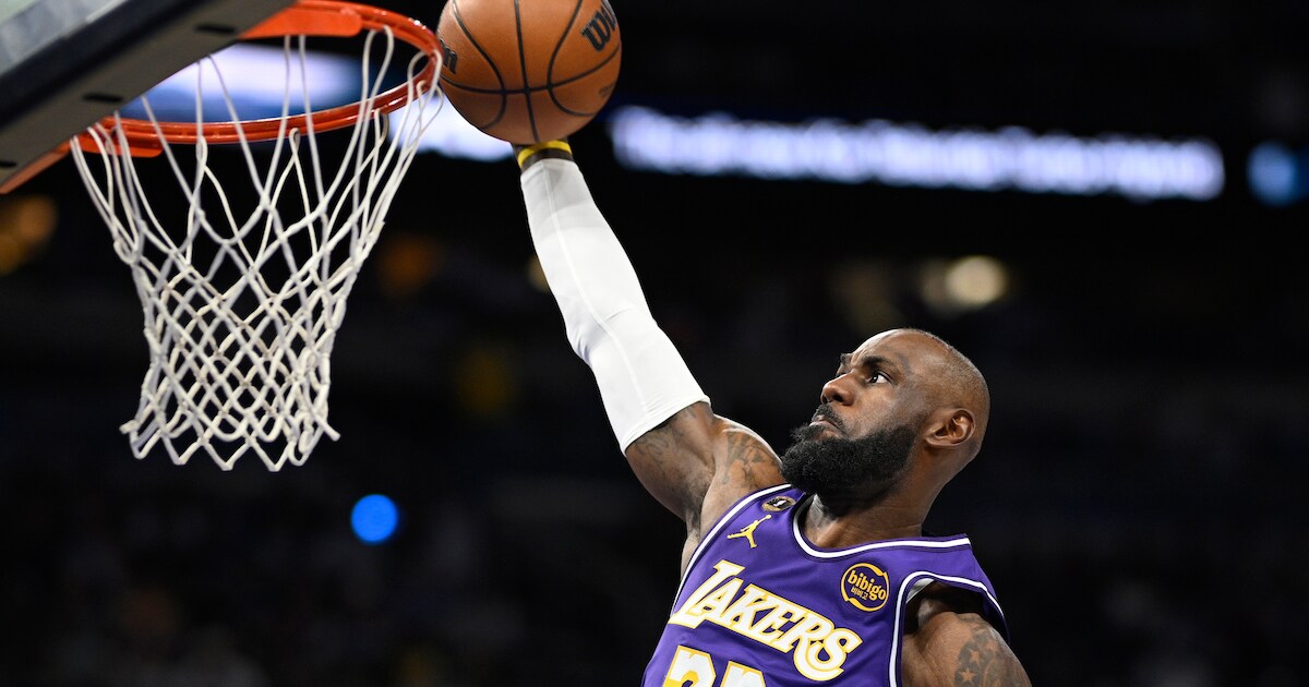 Een cijfer om van achterover te vallen: LeBron James (41) breekt record ...