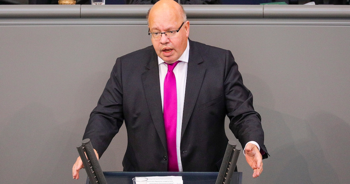 Minister Altmaier: Duitse economie groeit weer vanaf oktober 2020 ...