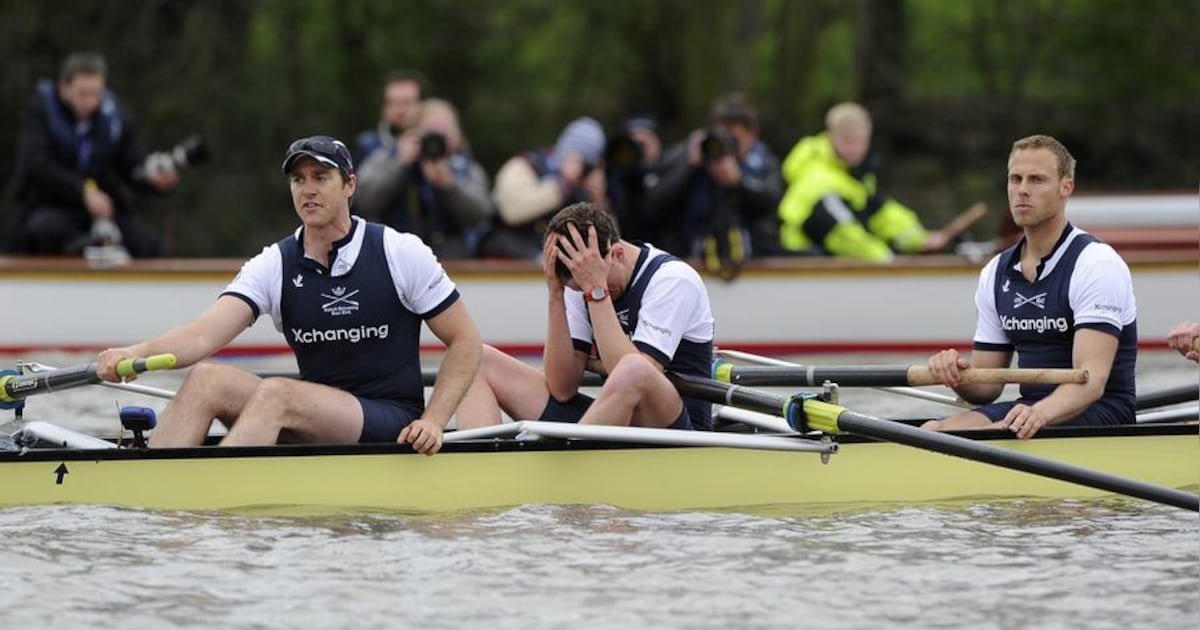Roel Haen baalt van 'bizarre' Londense Boat Race | Sport | AD.nl