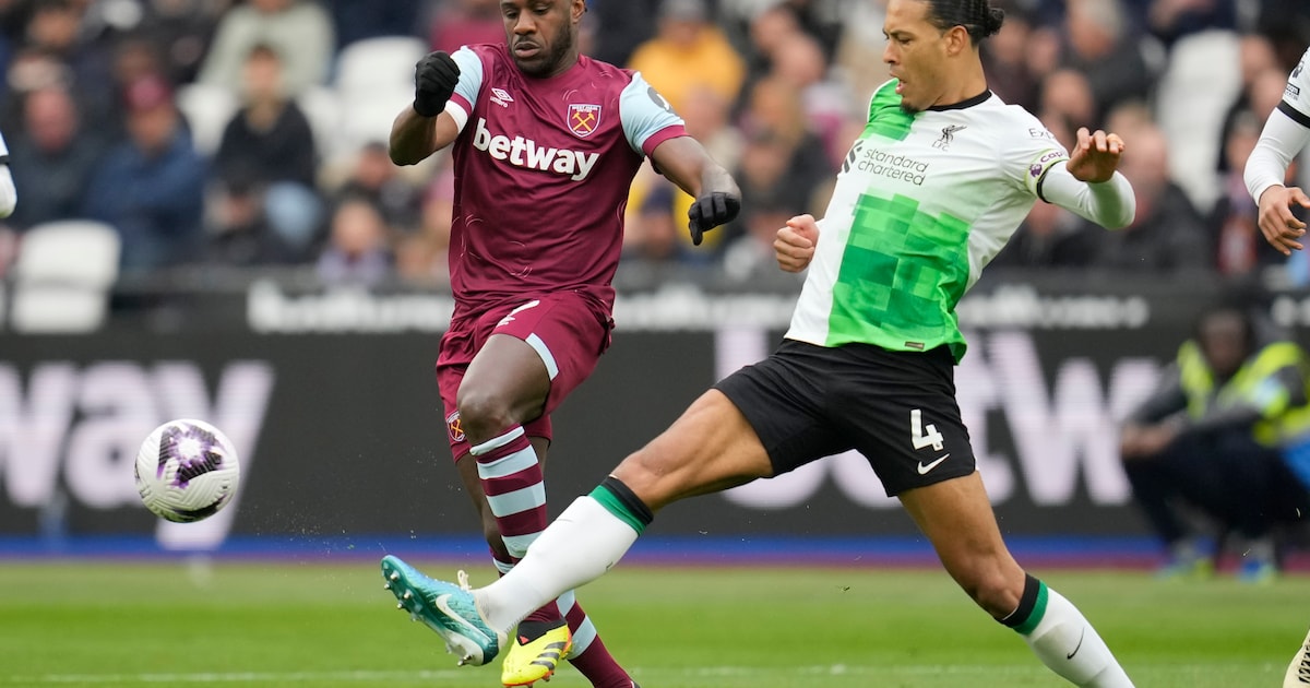 Liverpool haakt af in titelrace na puntenverlies in zinderend duel met West Ham | Buitenlands ...