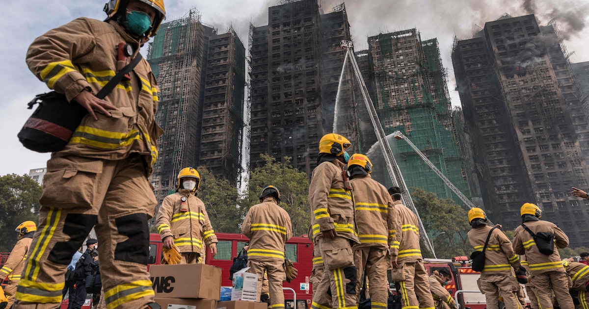 Piepschuim en bamboesteigers oorzaak van inferno in flats Hongkong ...