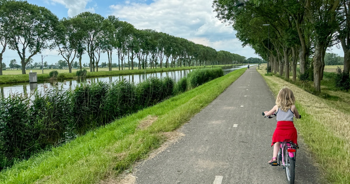 Op advies van de fietsenmaker kocht Els een grotere fiets, maar die ...