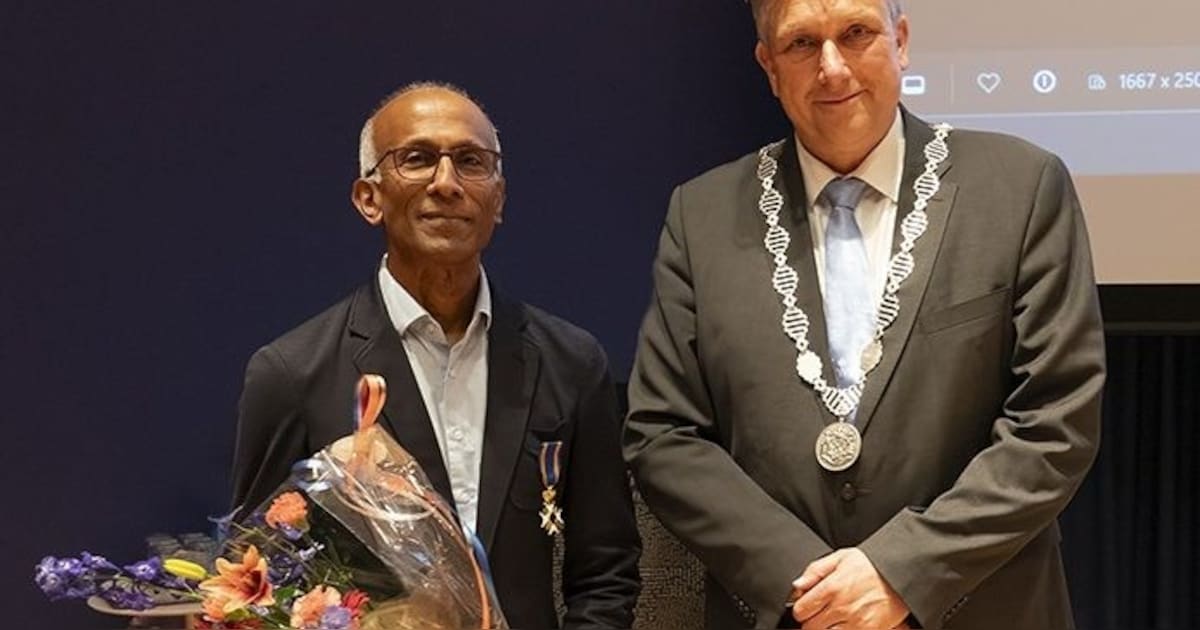 Professor Suresh Senan uit Albrandswaard ontvangt koninklijke ...