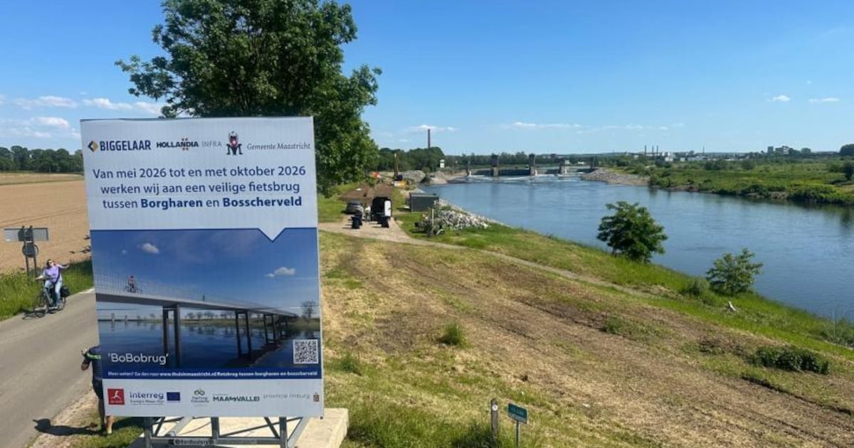 Nieuwe fiets- en wandelbrug in Maastricht krijgt naam: BoBobrug | Regio ...