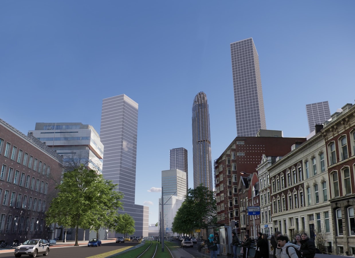 Rotterdam vestigt bouwrecord maar trapt ook op de rem: ‘Voor nieuwe ...