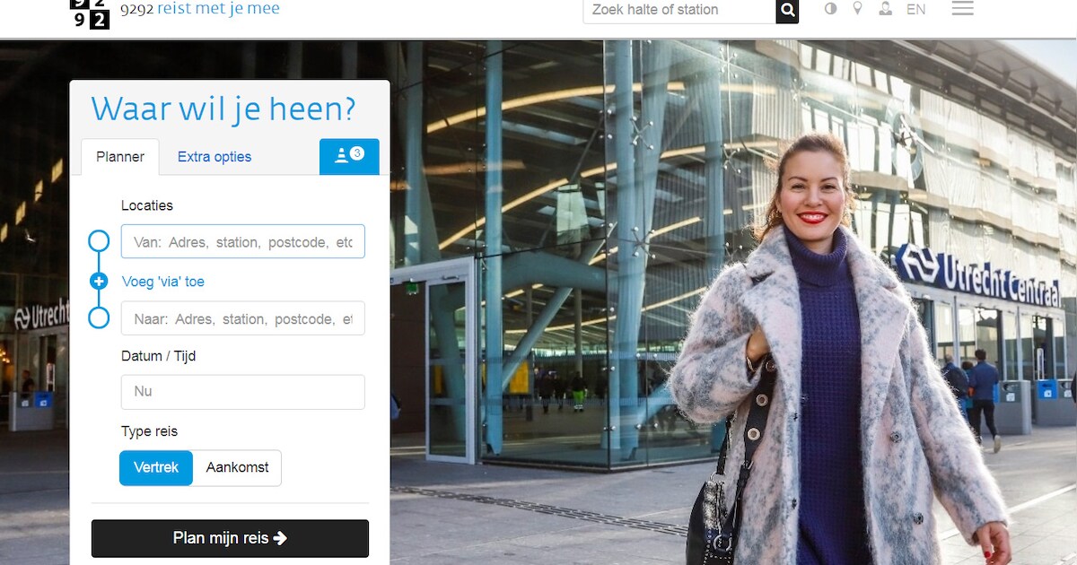 Reisplanner 9292 haalt eigen site uit de lucht om app lucht te geven ...